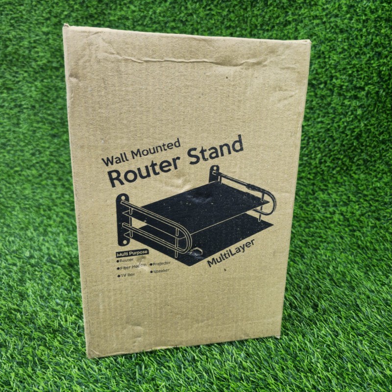 Wall Mounted Router Stand - Black - newmarketonlineshop